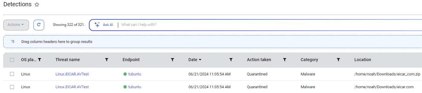 Testing EICAR files with ThreatDown – ThreatDown Support Portal