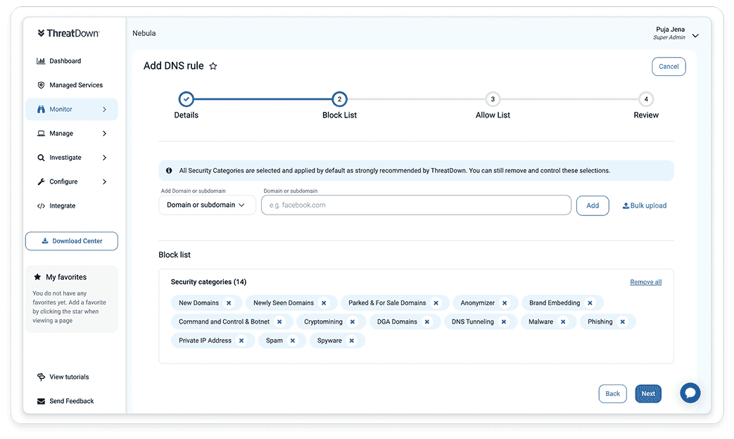 DNS Filtering Quick Start Guide – ThreatDown Support Portal